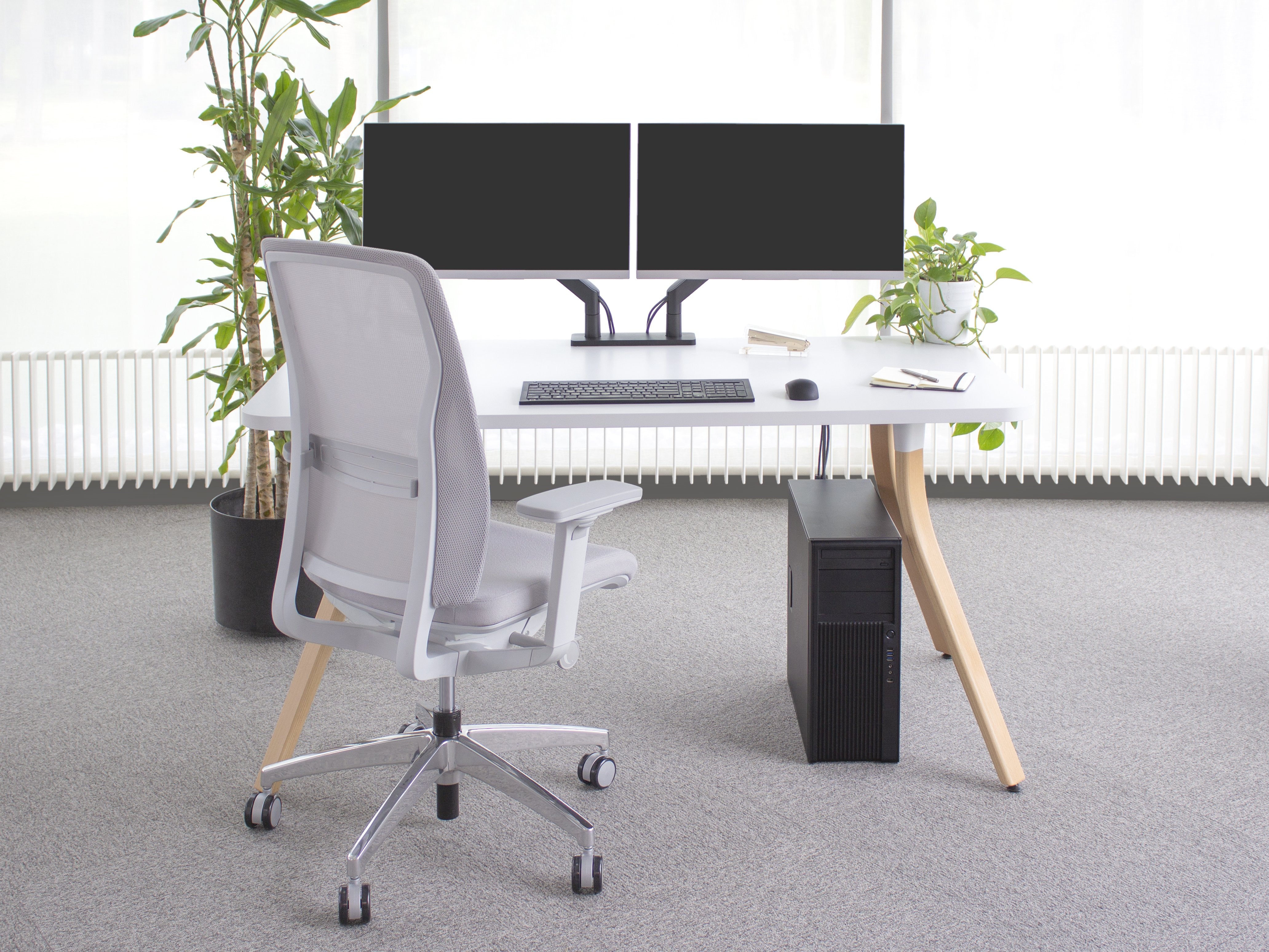 Swerve Dual Monitor Arm – Teknion Store Canada